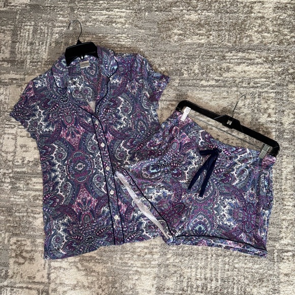 Soma | Intimates & Sleepwear | Soma Multicolor Paisley 2 Piece Pajama ...